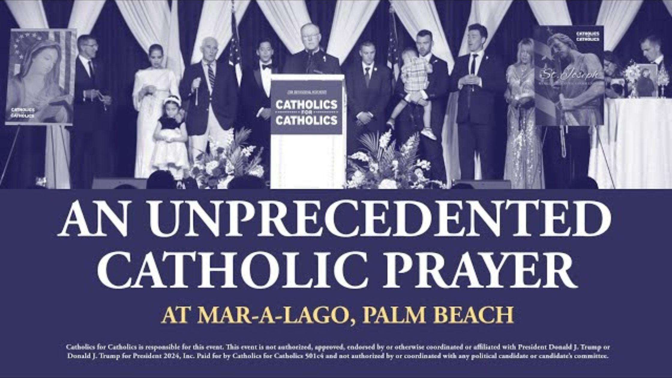 Catholic Leaders Stand With Trump At Mar-a-Lago - Catholics For Catholics