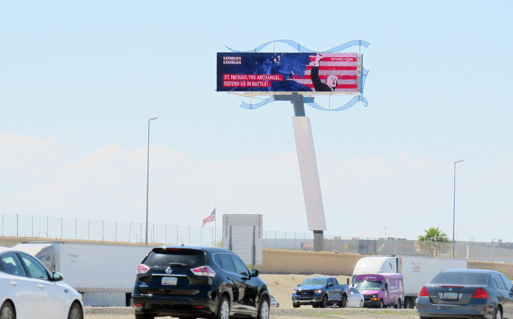 "Defend Us In Battle" National Billboard Campaign - Catholics For Catholics