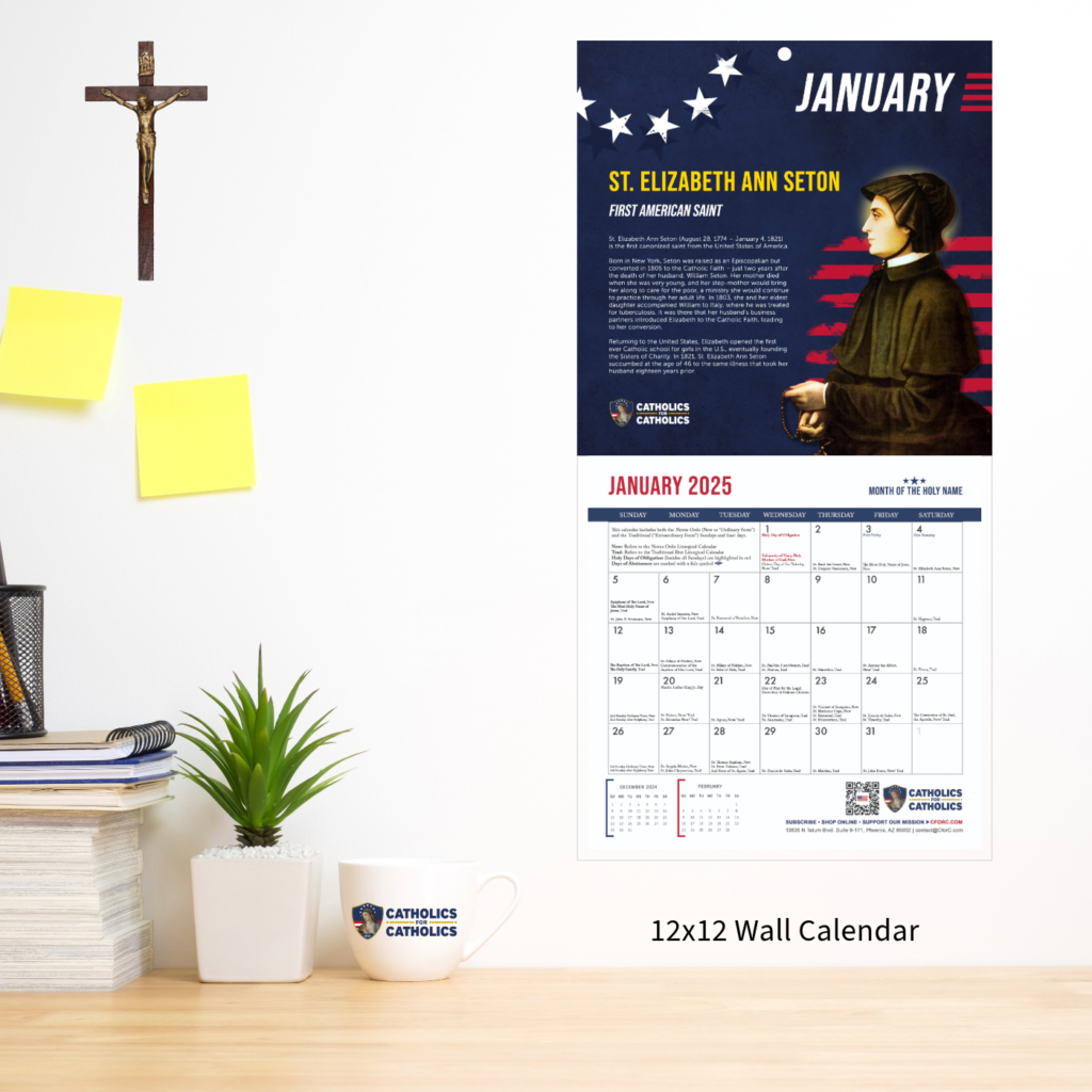 2025 Catholic Patriotic Calendar: 'We The Catholic People' - Catholics ...