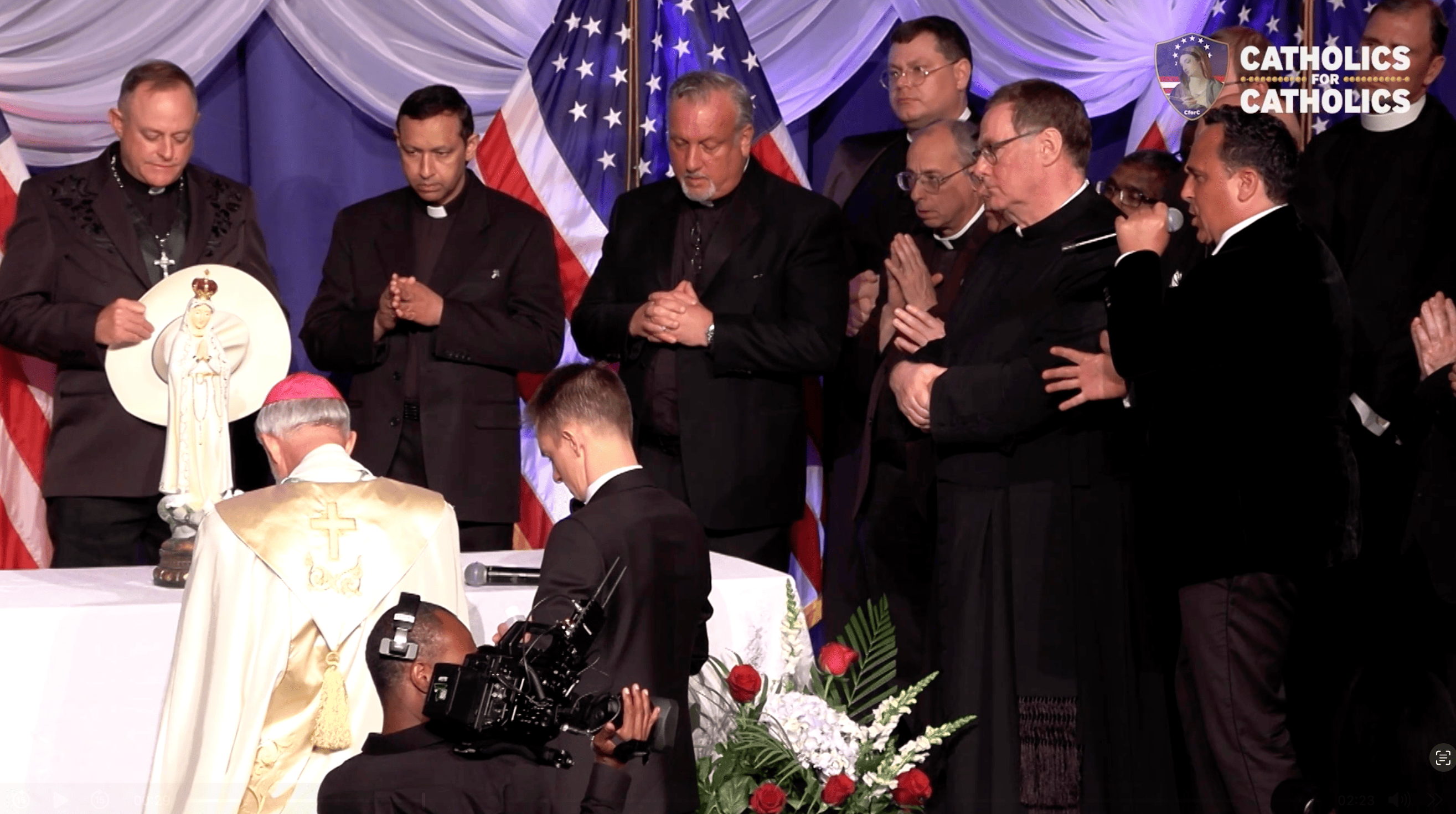 Our Catholic Prayer ended with the song of Our Lady. Ave Maria sung by ...