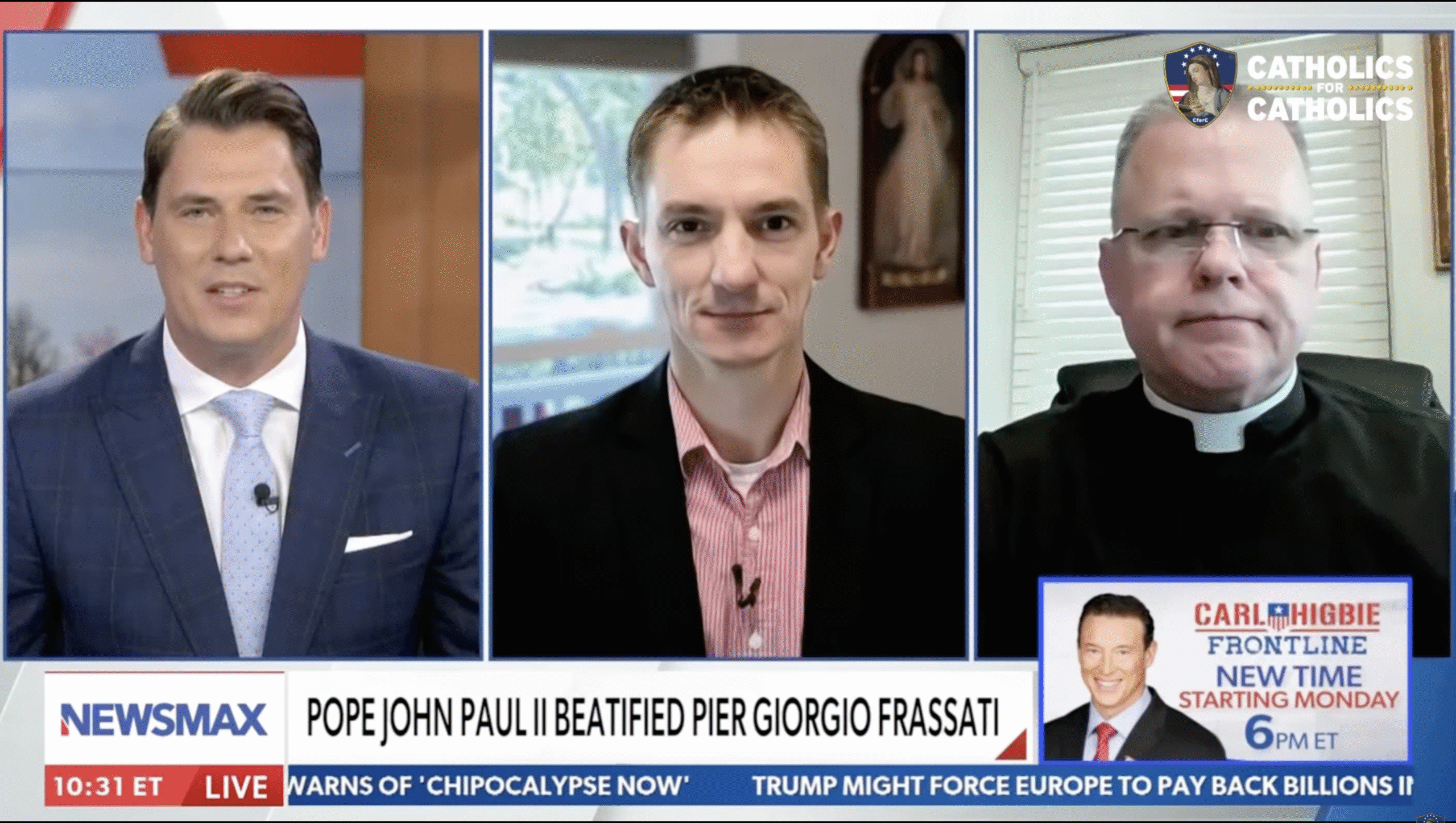 NEWSMAX: John Yep & Fr. Chris Alar Talk About Pope Leo's First Declared ...