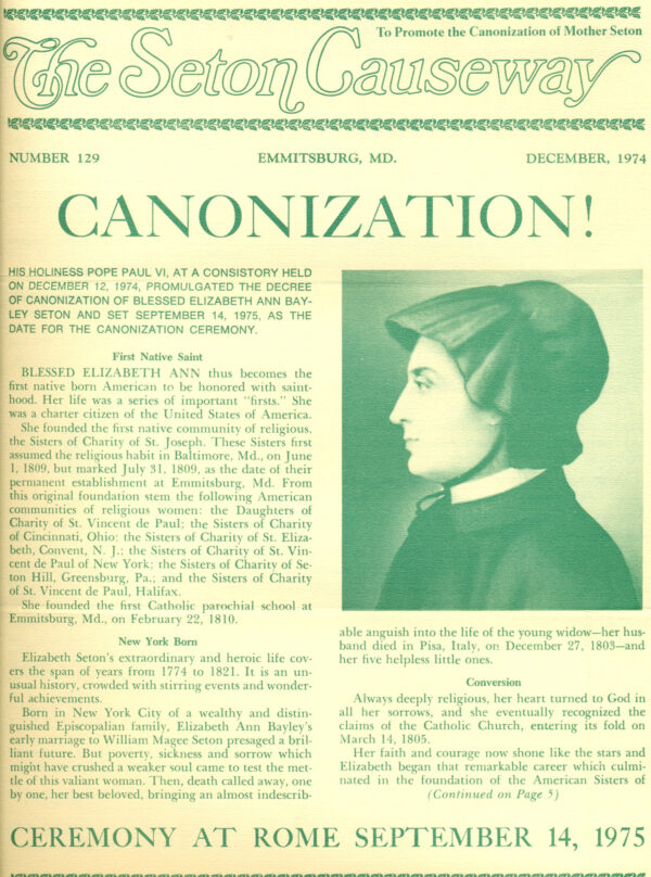 Saint Elizabeth Ann Seton: The First U.S. Born Saint - Catholics For ...